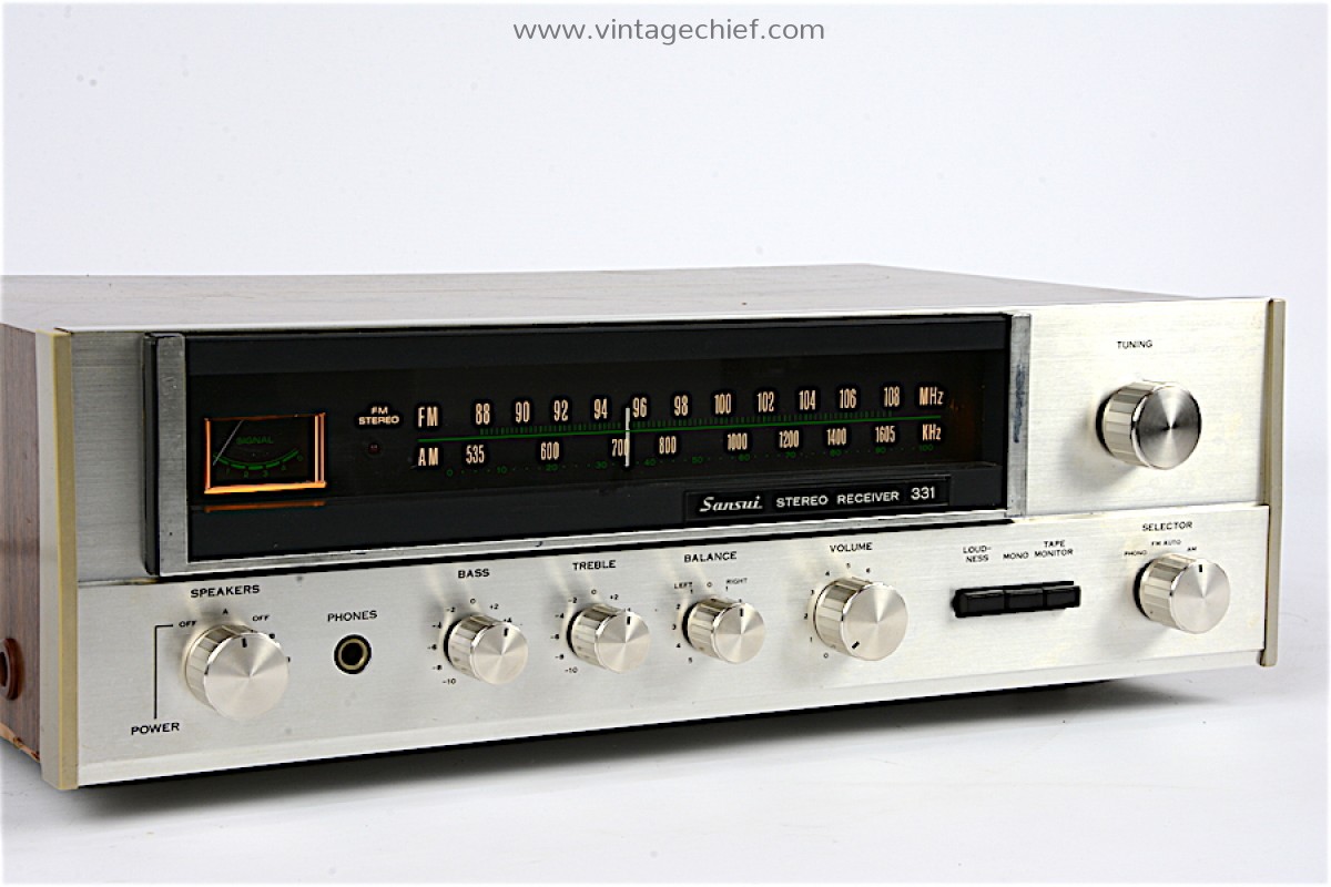 Sansui 331 Receiver | Stereo | Vintage | Phono
