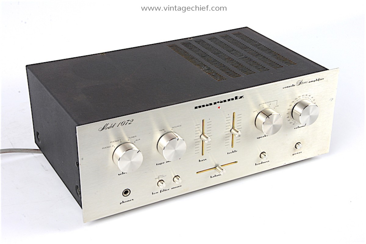 Marantz Model 1072 Amplifier | Vintage | 2 Phono Inputs | Stereo