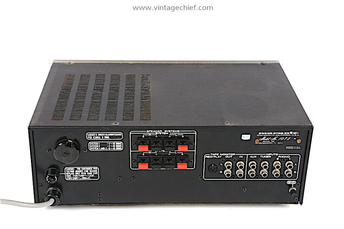 Marantz Model 1072 Amplifier | Vintage | 2 Phono Inputs | Stereo