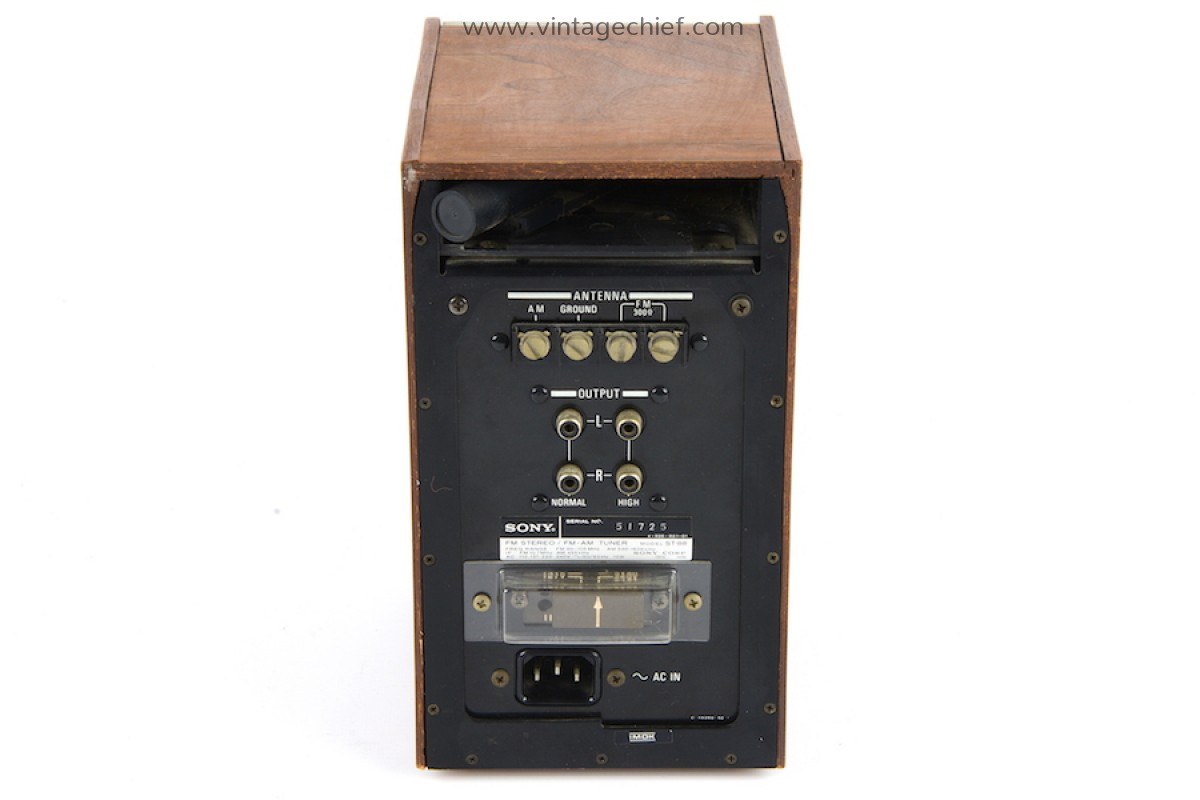 Sony ST-88 FM AM Round Dial Tuner | Wooden Case | Vintage