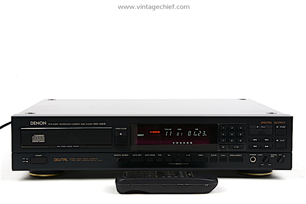 Denon DCD-1500 II CD Player + Remote Control | 9.3 KG | Denon Cdplayer