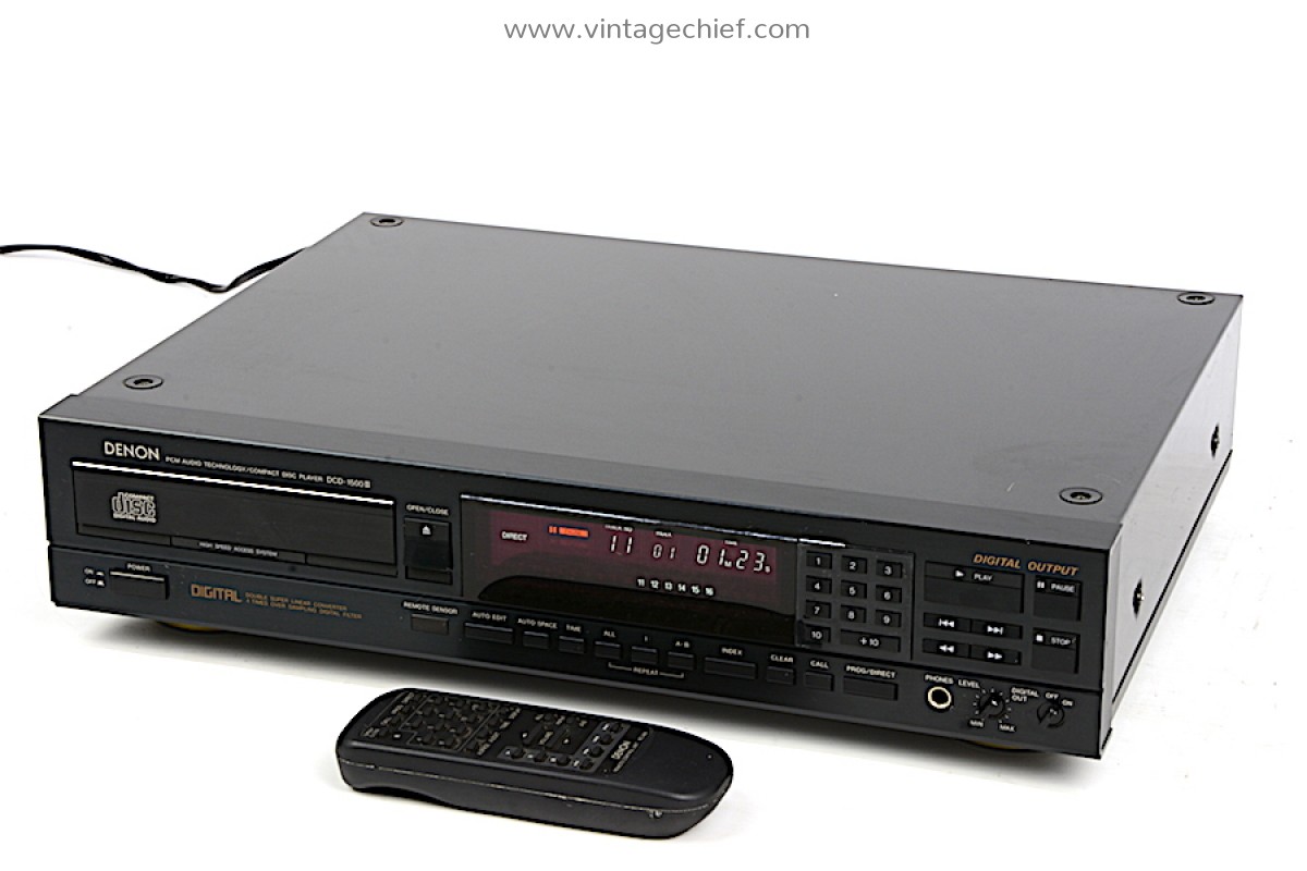 Denon DCD-1500 II CD Player + Remote Control | 9.3 KG | Denon Cdplayer