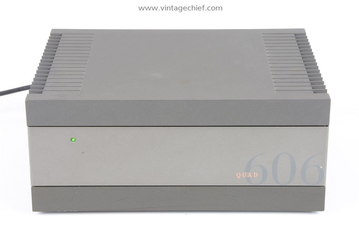 High End Quad 606 Stereo Power Amplifier + Manual | 2 x 140 Watt