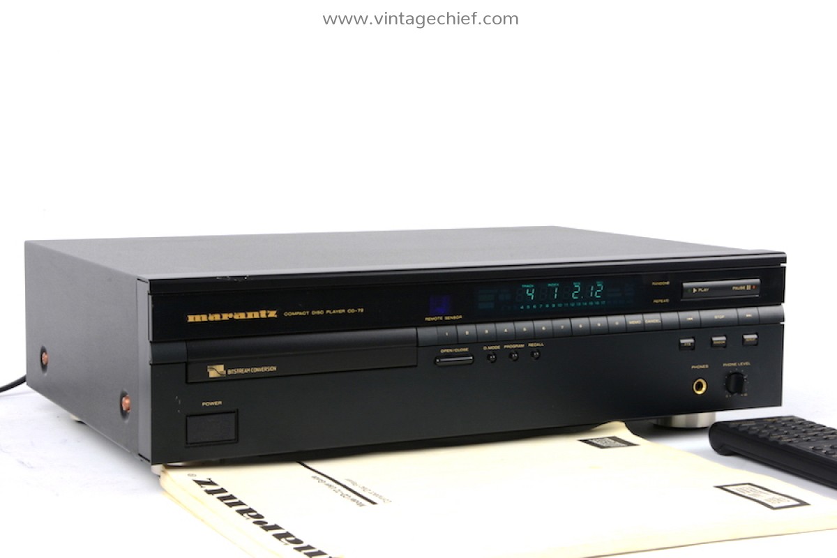 Marantz CD-72 CD Player + RC-72CD Remote Control + Manual