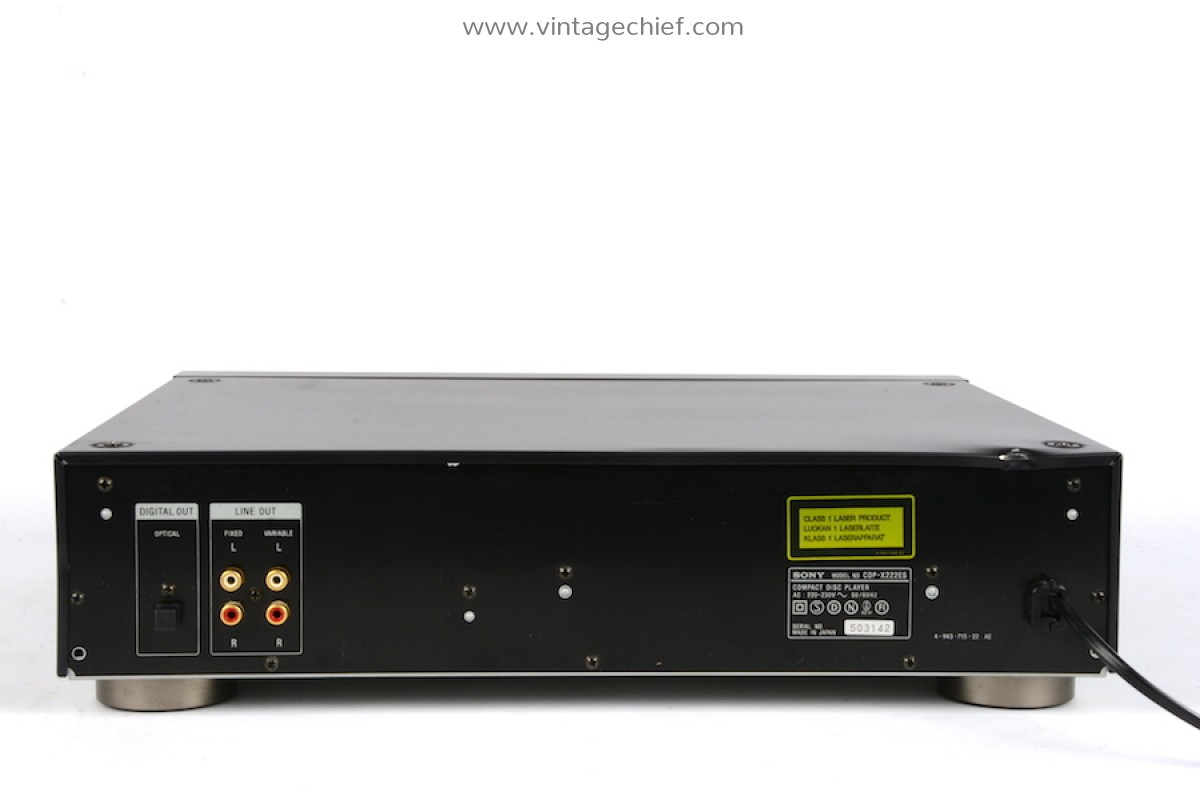 Sony CDP-X222ES CD Player | Sony ES | Cdplayer | HiFi | Audio