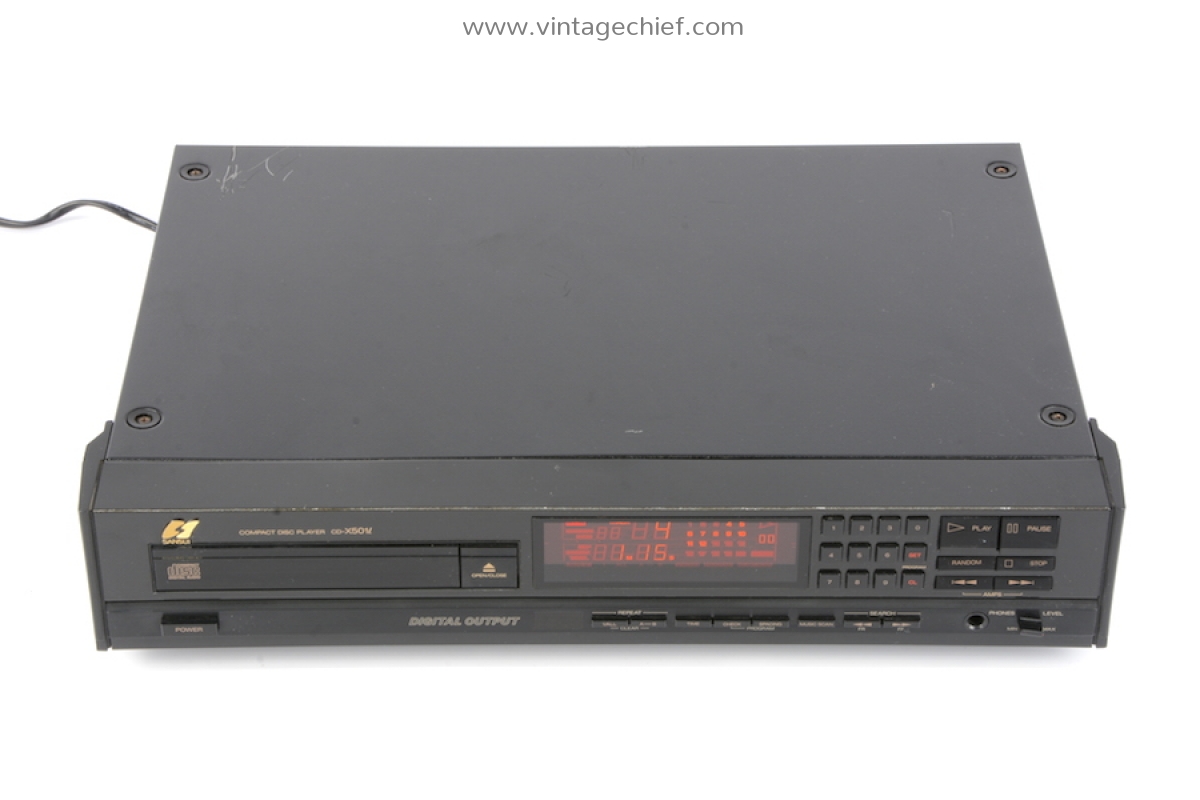 Audiophile Sansui CD-X501i CD Player | High Gloss Black