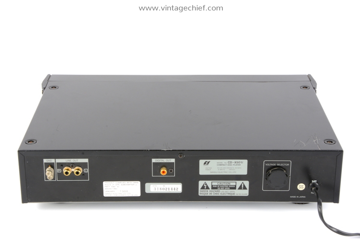 Audiophile Sansui CD-X501i CD Player | High Gloss Black