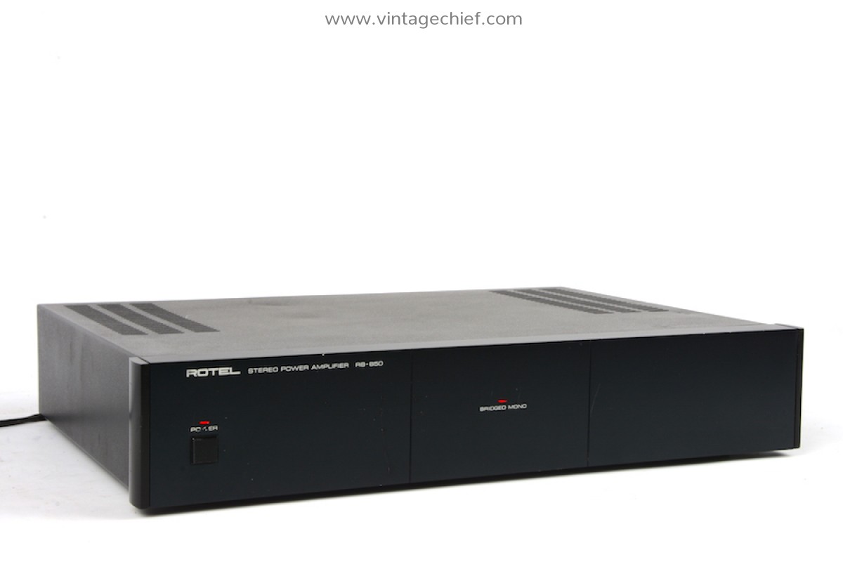 Audiophile Rotel RB-850 Stereo Power Amplifier | Power Amp | 2 x 50 Watt