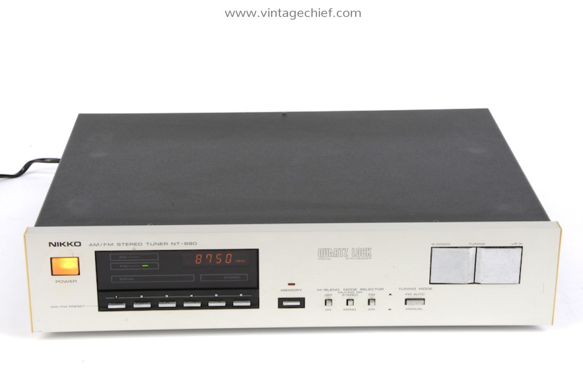 Nikko NT-990 FM / AM Tuner | Vintage | Quartz Lock