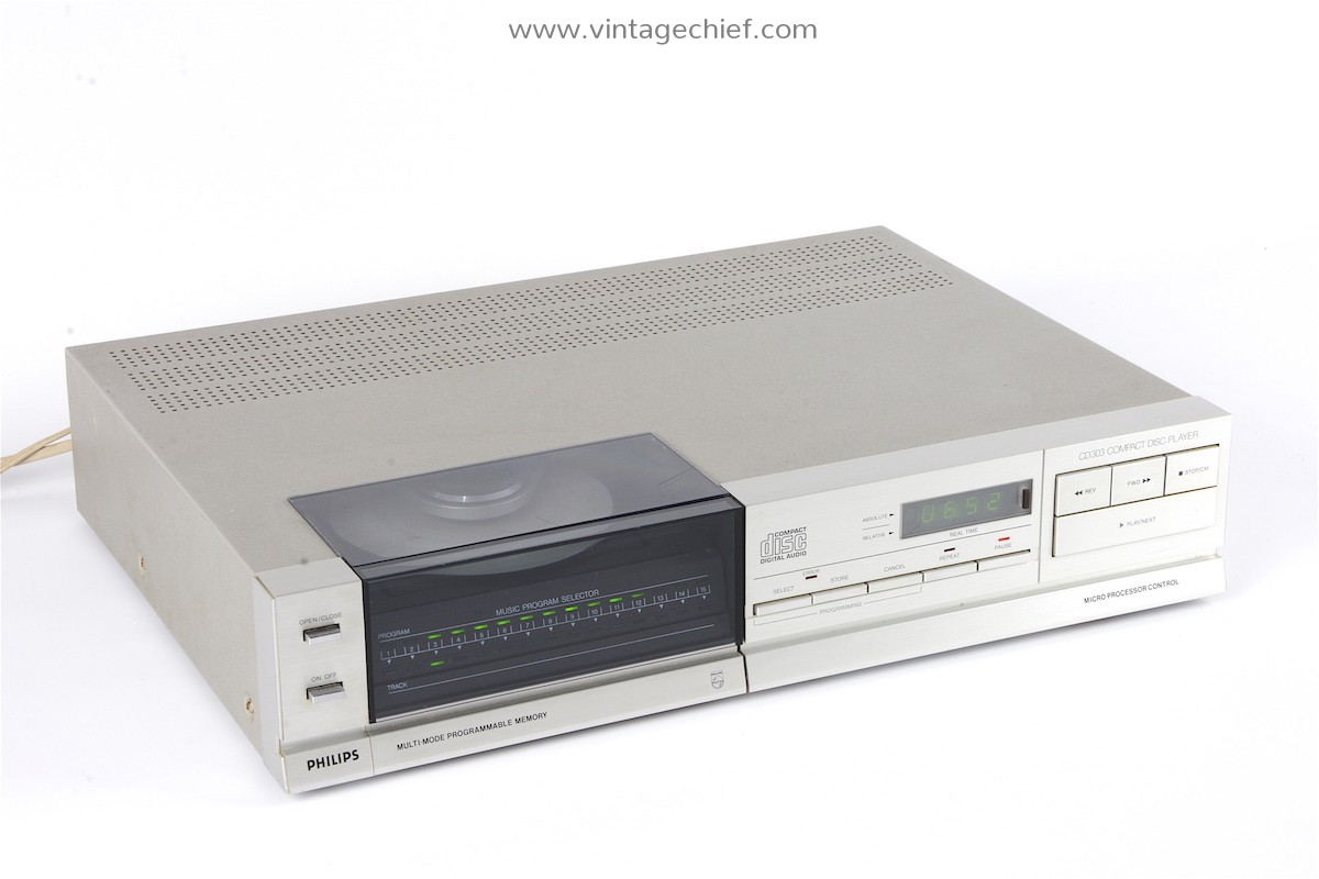 Philips CD303 CD Player | Philips CDM-0 CD Mechanism | Vintage ...