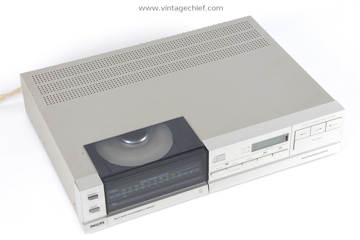 Philips CD303 CD Player | Philips CDM-0 CD Mechanism | Vintage ...
