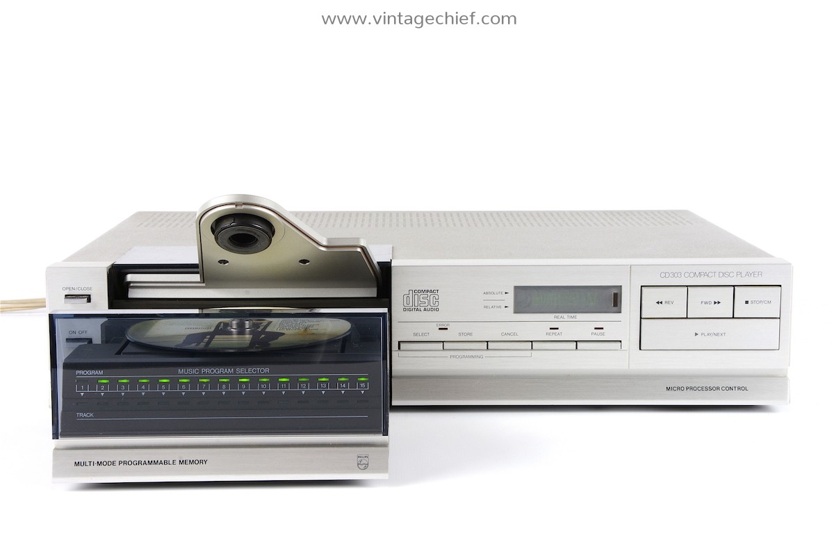 Philips CD303 CD Player | Philips CDM-0 CD Mechanism | Vintage ...
