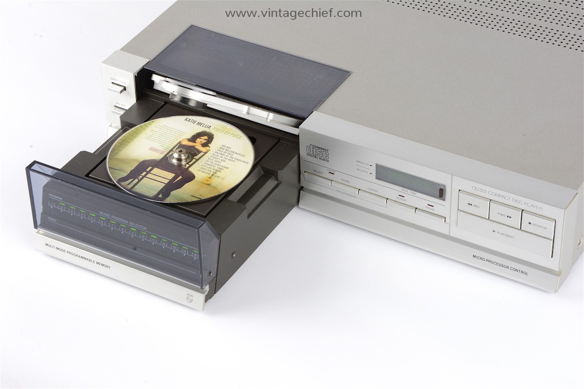 Philips CD303 CD Player | Philips CDM-0 CD Mechanism | Vintage ...