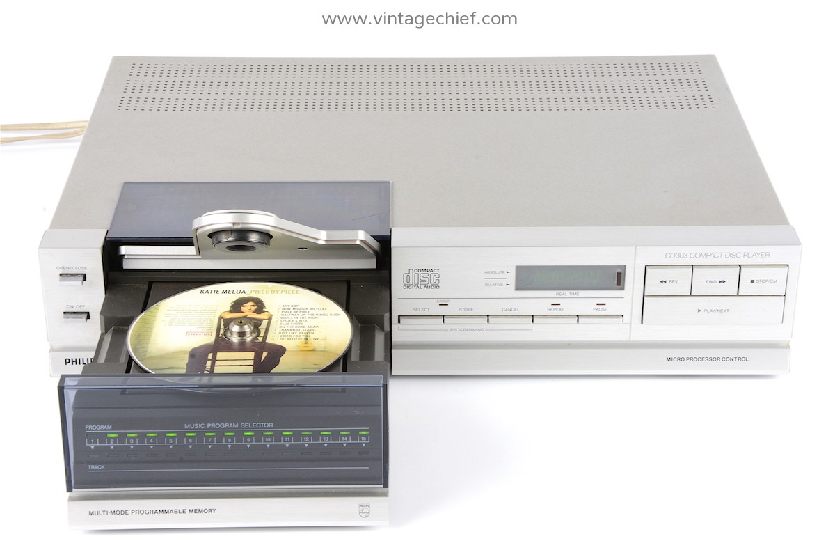 Philips CD303 CD Player | Philips CDM-0 CD Mechanism | Vintage ...