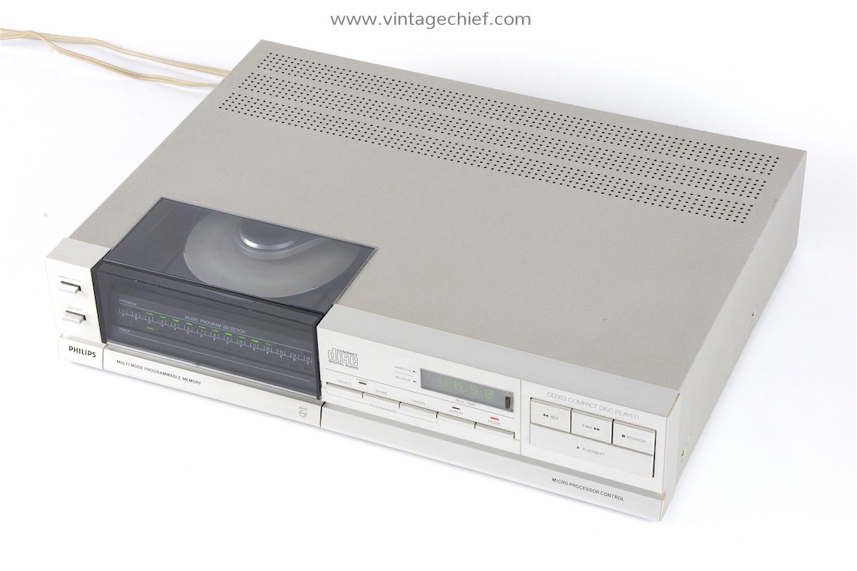 Philips CD303 CD Player | Philips CDM-0 CD Mechanism | Vintage ...