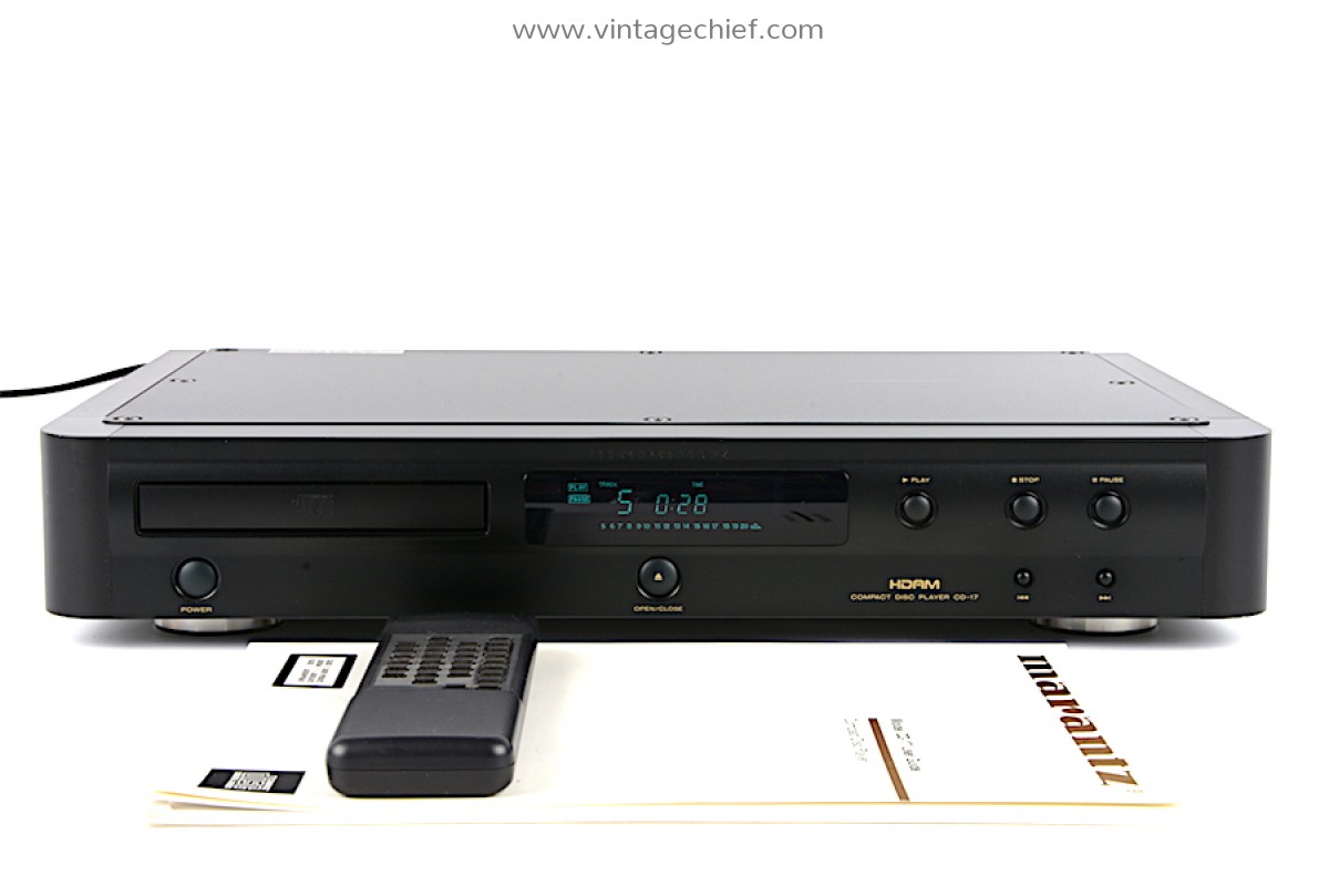 High End Marantz CD-17 CD Player + Remote Control + Manual