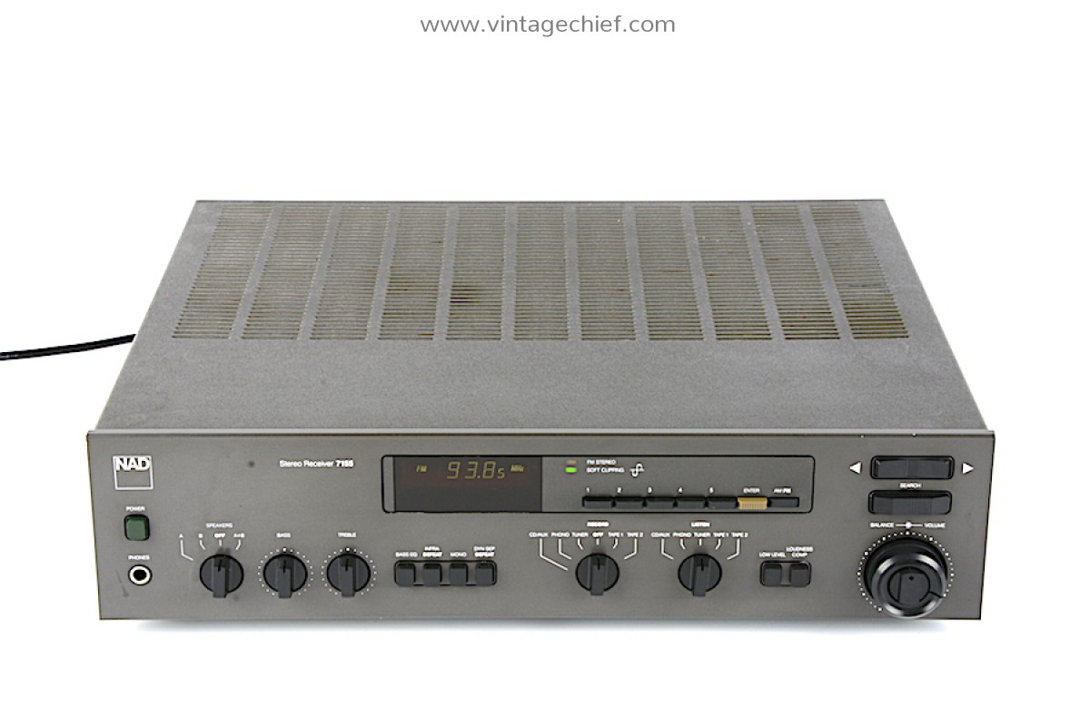 NAD 7155 Receiver | 2 x 50 Watt | Phono MM MC | Stereo | Audio | HiFi