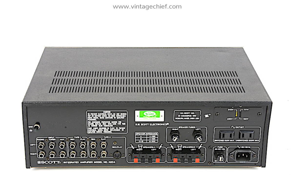 Scott 420A Amplifier