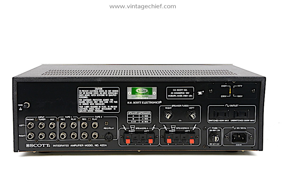 Scott 420A Amplifier