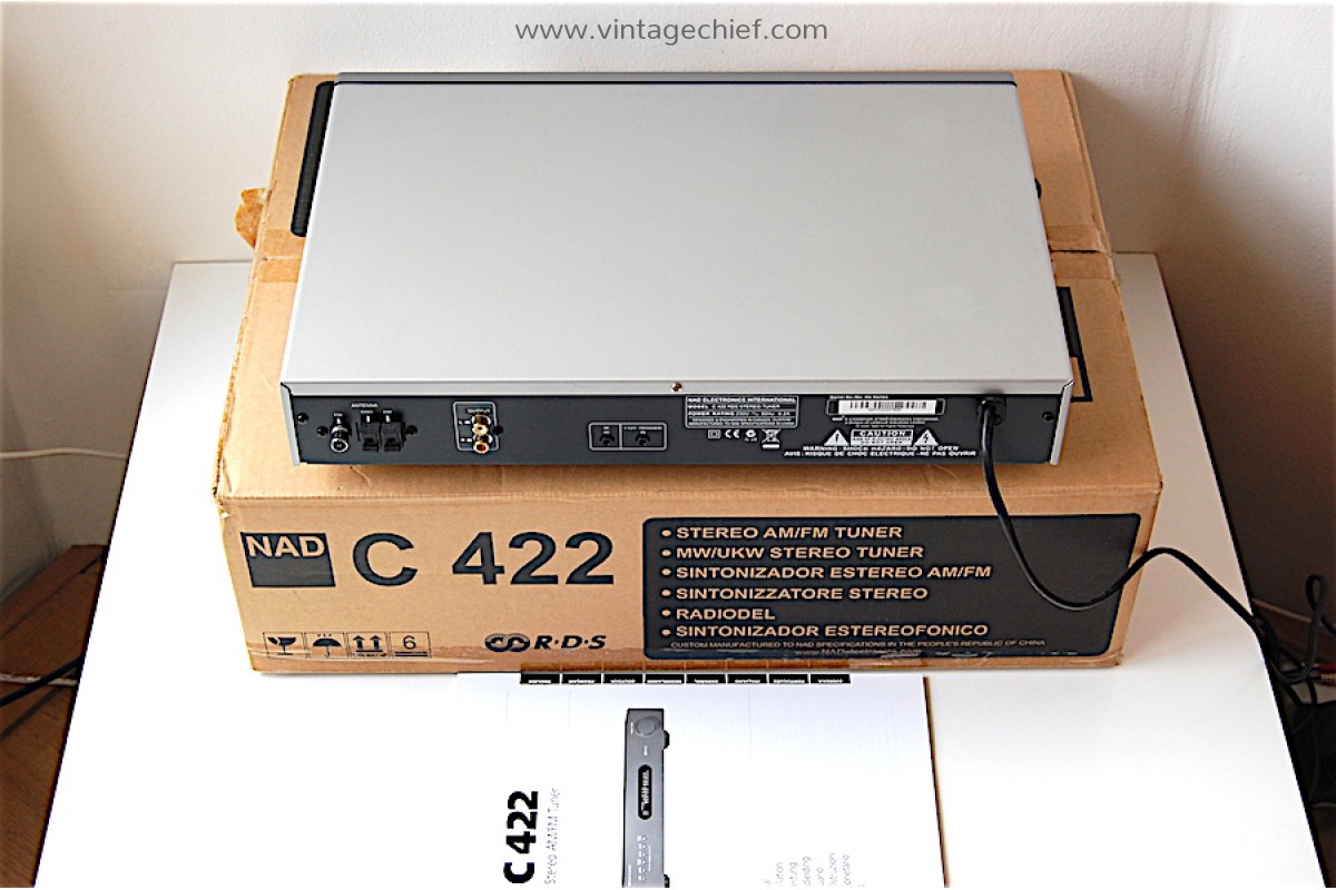 NAD C422 FM AM Tuner + Original Box + Original Manual