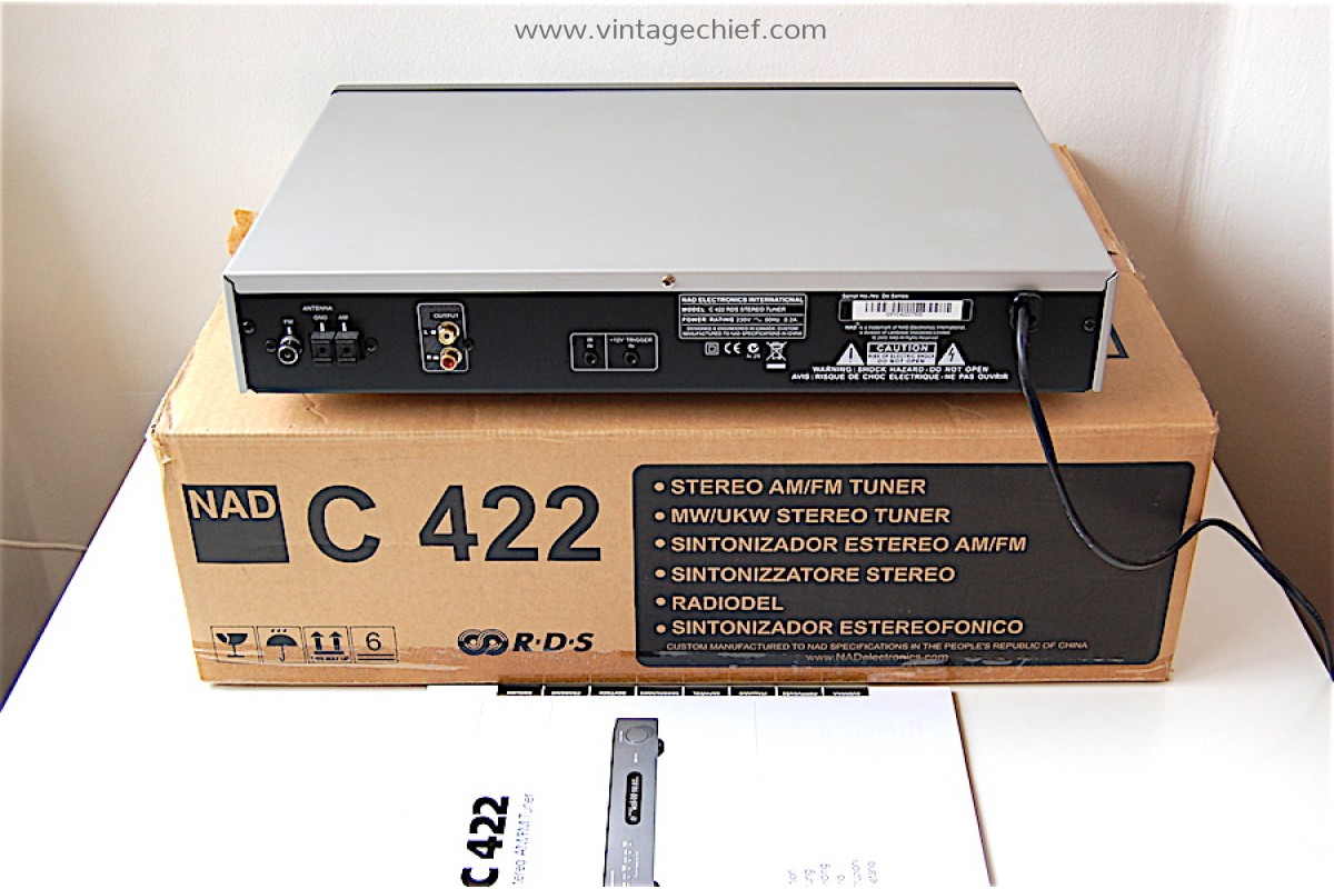 NAD C422 FM AM Tuner + Original Box + Original Manual