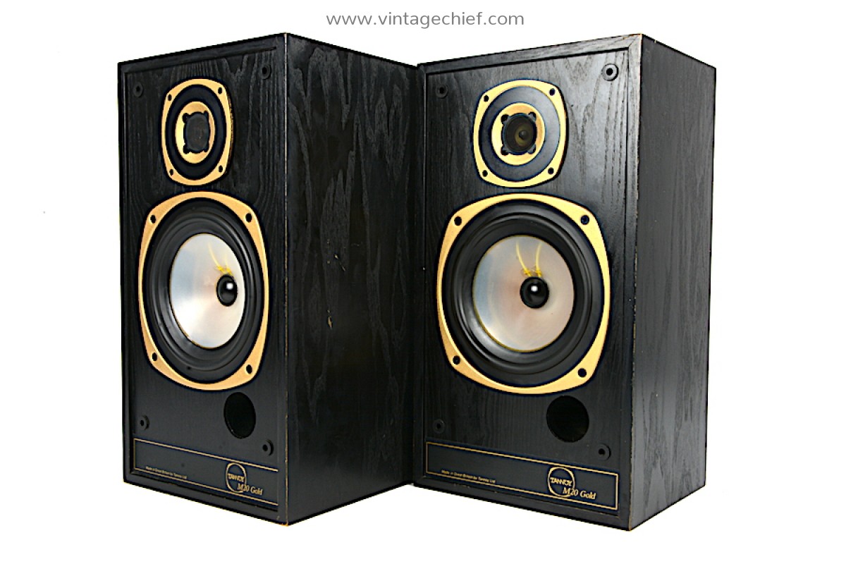Tannoy M20 Gold Speakers | Matching Pair | Vintage | Tannoy M20 Gold Loudspeakers