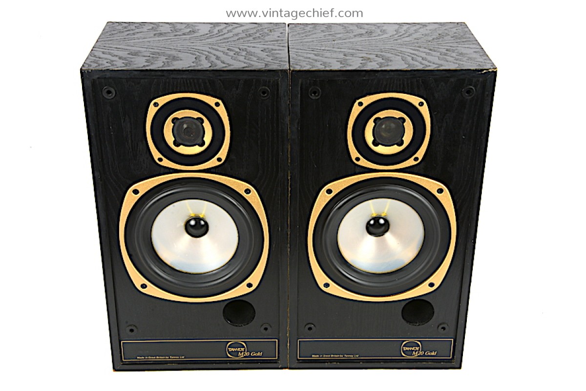 Tannoy M20 Gold Speakers | Matching Pair | Vintage | Tannoy M20 Gold Loudspeakers