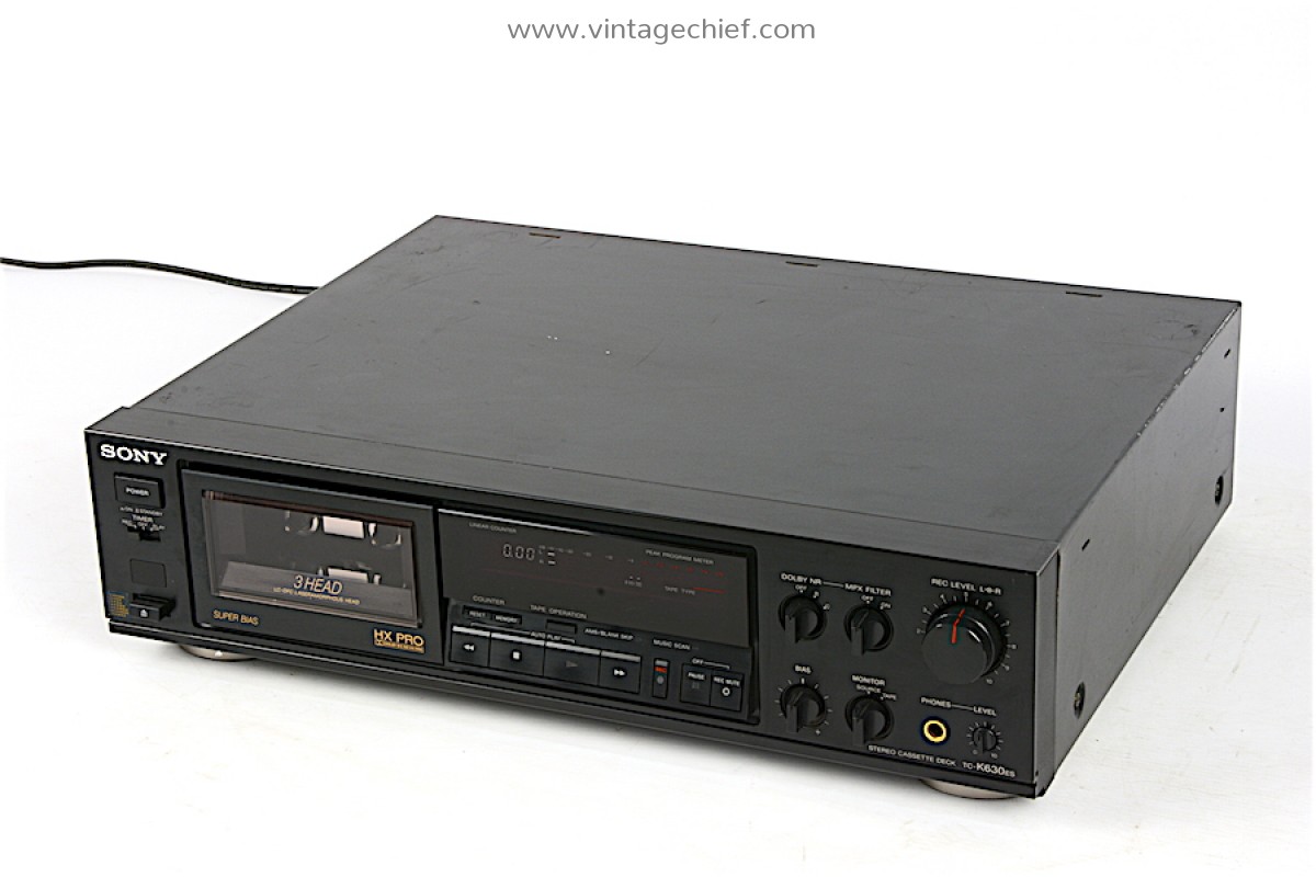Sony TC-K630ES Cassette Deck | 3 Head | Sony ES | Sony Tape Deck