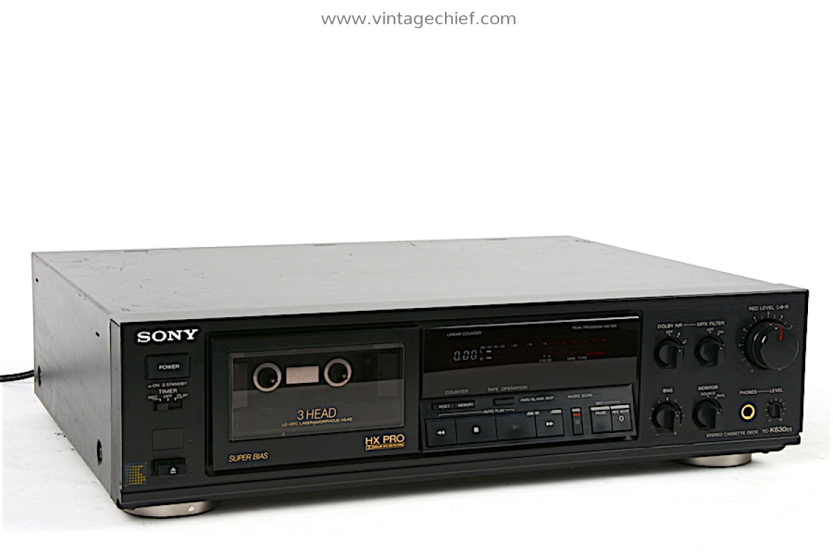 Sony TC-K630ES Cassette Deck | 3 Head | Sony ES | Sony Tape Deck