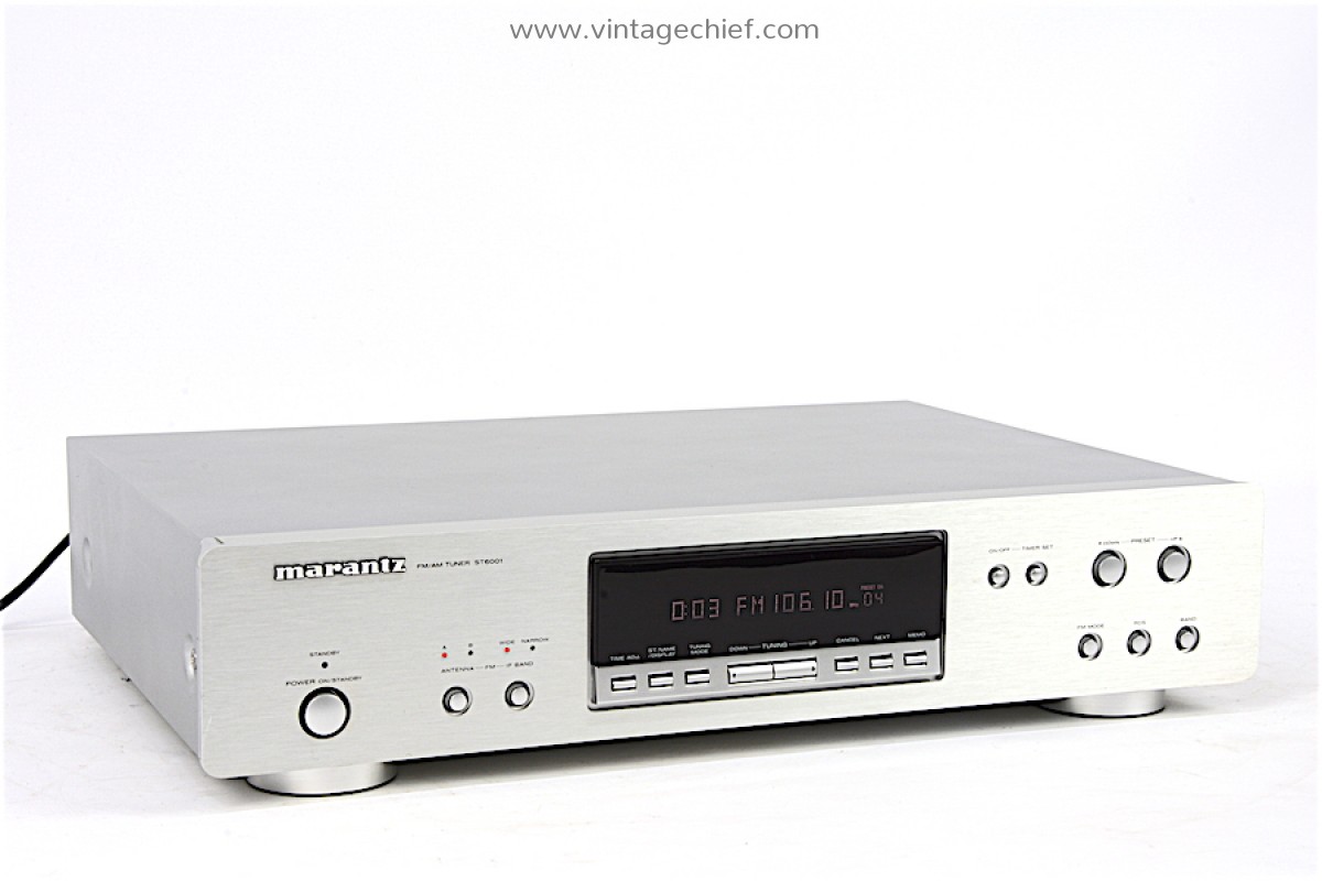 Marantz ST6001 FM AM Tuner | RDS | Silver | Radio | 60 Presets