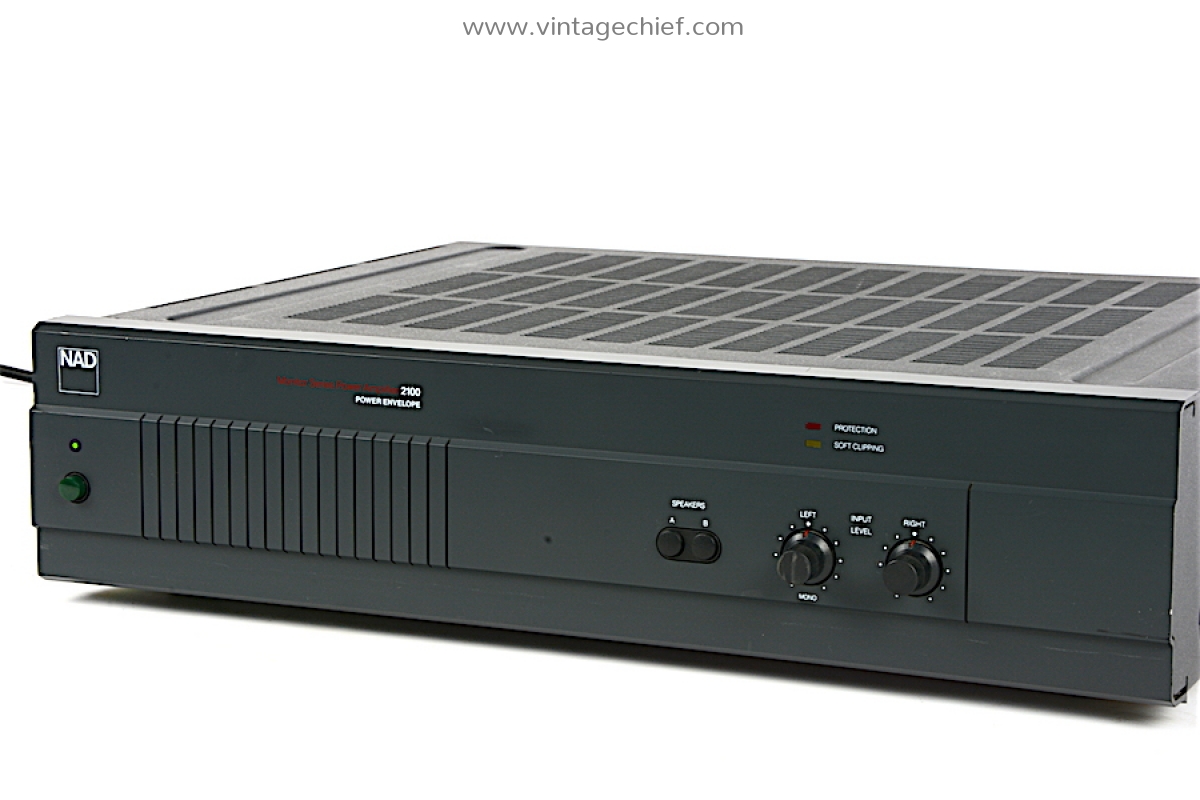 NAD 2100 Monitor Series Power Amplifier | NAD Power Amp | Stereo ...