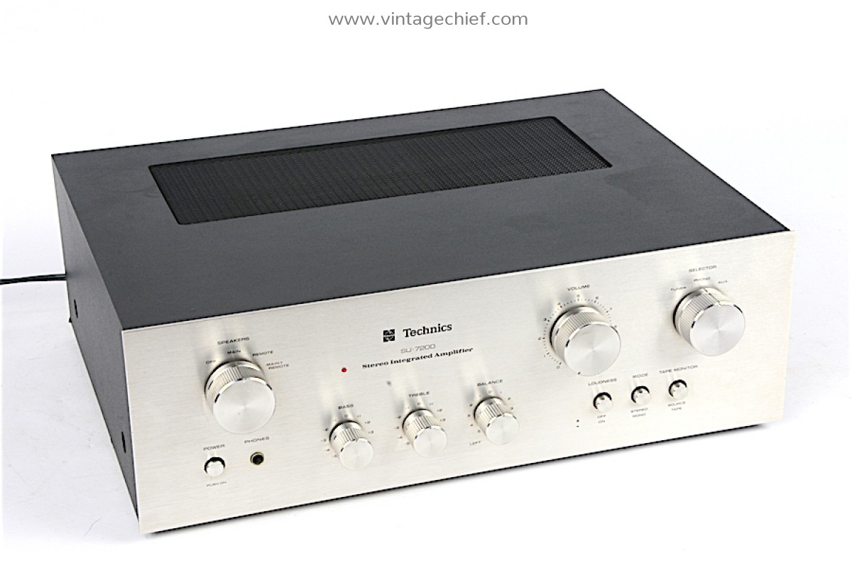 Technics SU-7200 Amplifier - Phono - Vintage Audio - Stereo