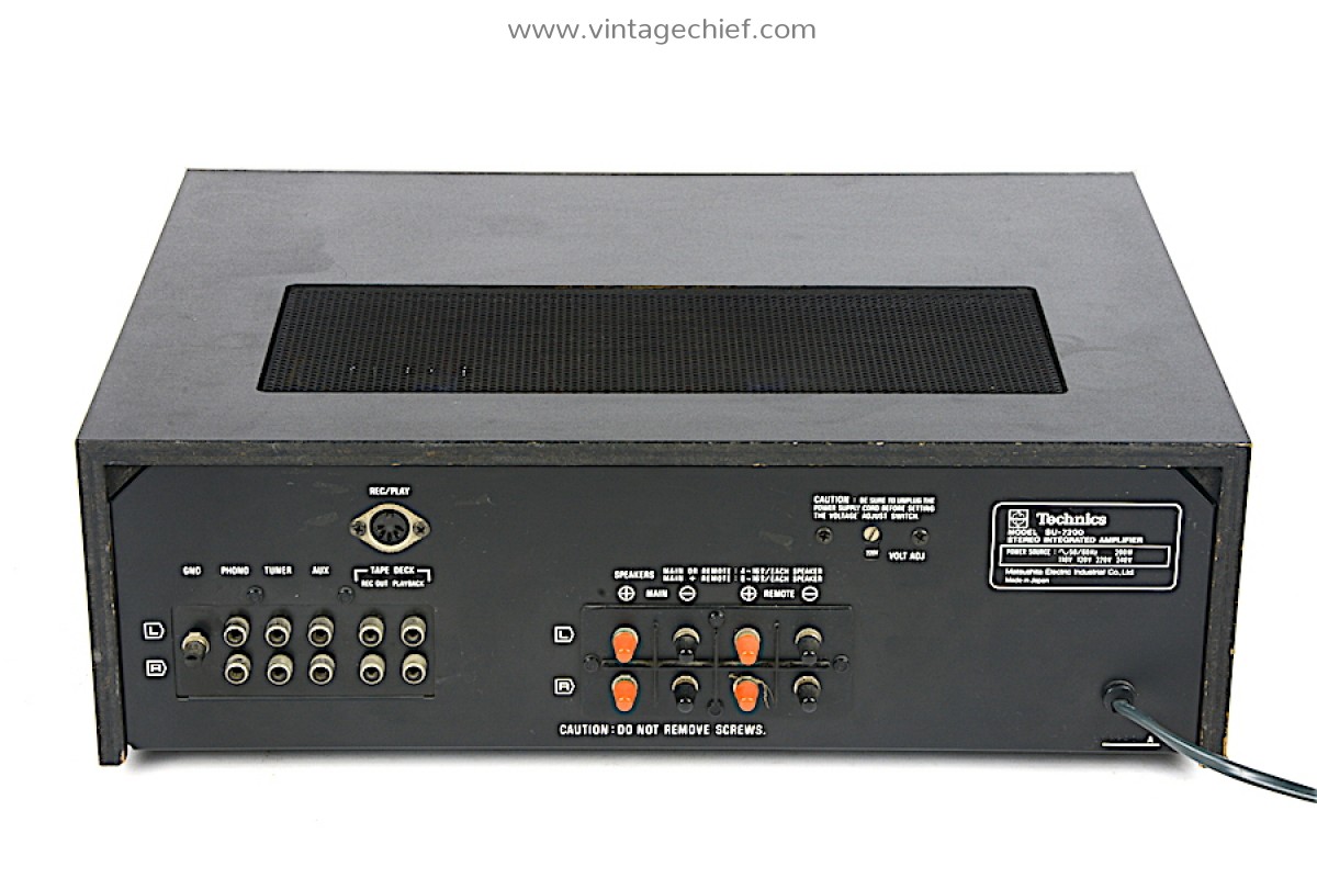 Technics SU-7200 Amplifier - Phono - Vintage Audio - Stereo