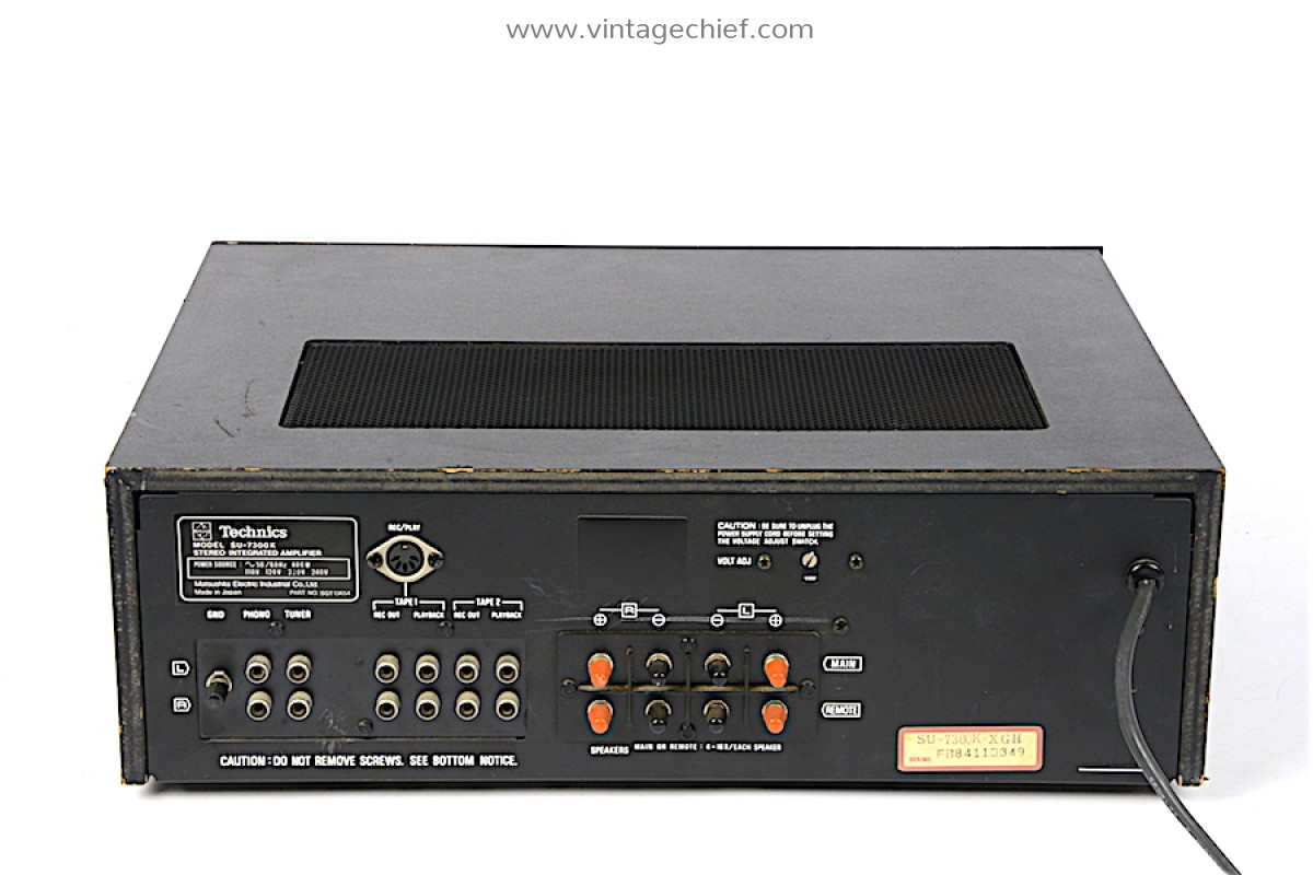 Technics SU-7300K Amplifier | VU Meters | Phono