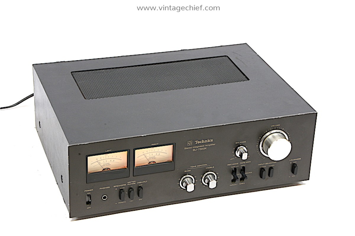 Technics SU-7300K Amplifier | VU Meters | Phono