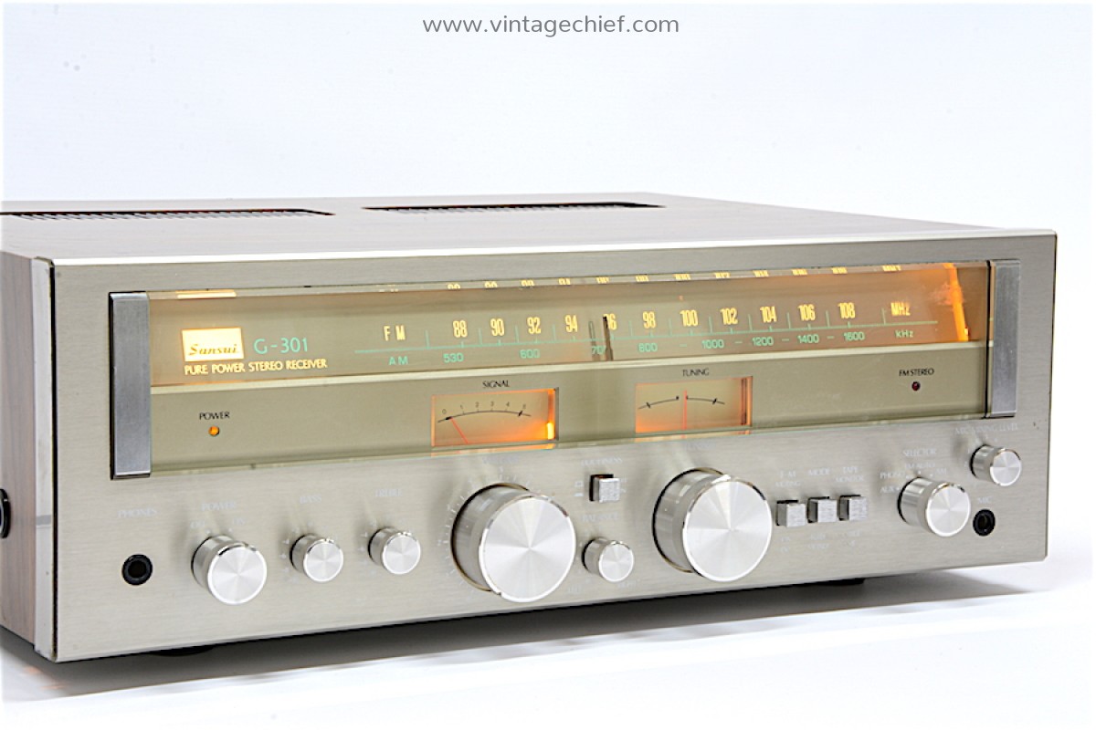 Sansui G-301 Receiver - Phono - Vintage - G-Series