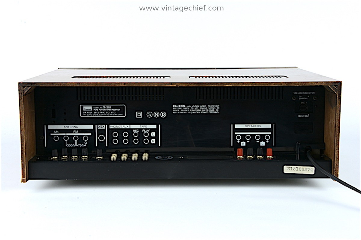 Sansui G-301 Receiver - Phono - Vintage - G-Series