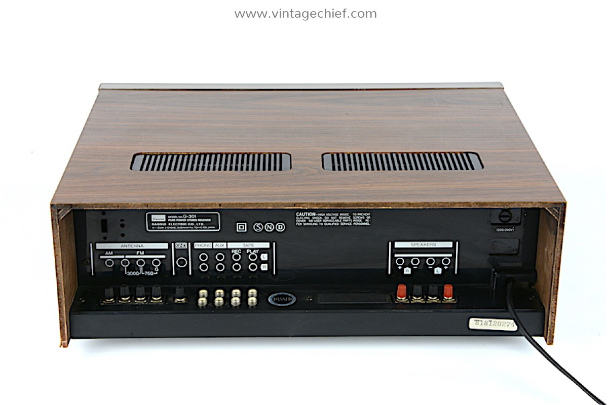 Sansui G-301 Receiver - Phono - Vintage - G-Series
