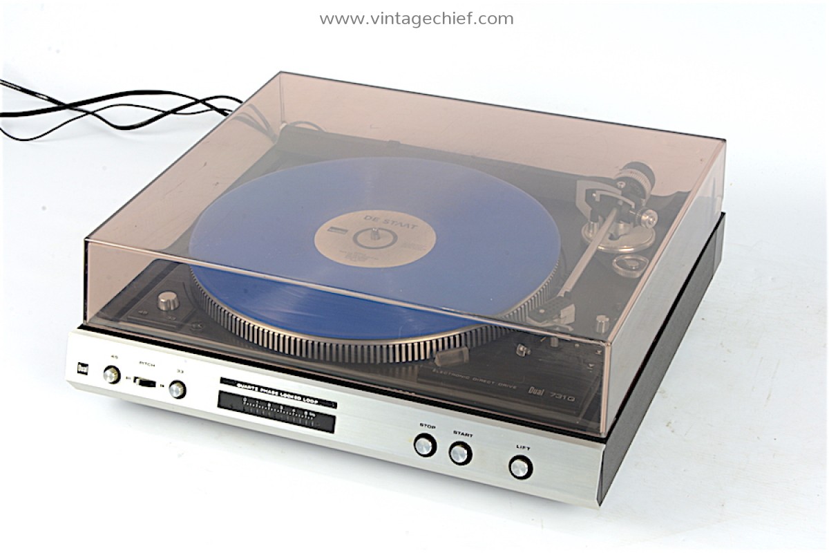 Dual CS 731Q Direct Drive Turntable + Dust Cover + Ortofon Cartridge ...