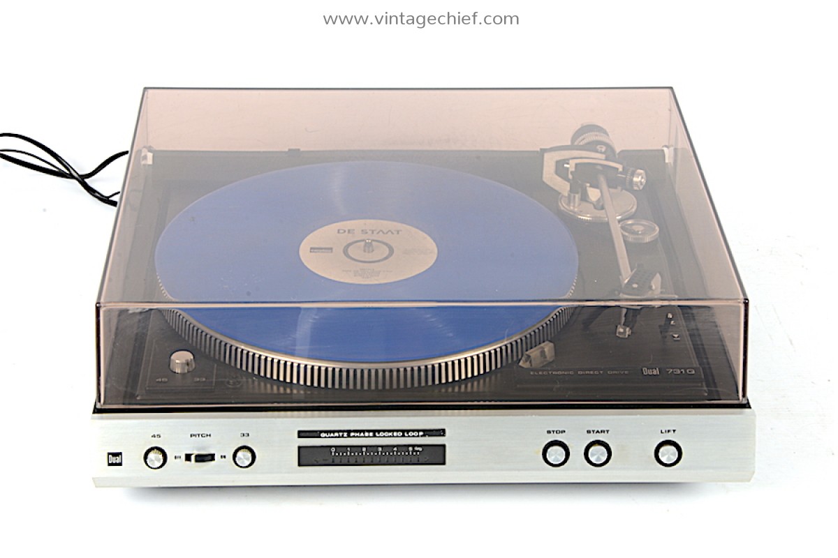 Dual CS 731Q Direct Drive Turntable + Dust Cover + Ortofon Cartridge ...