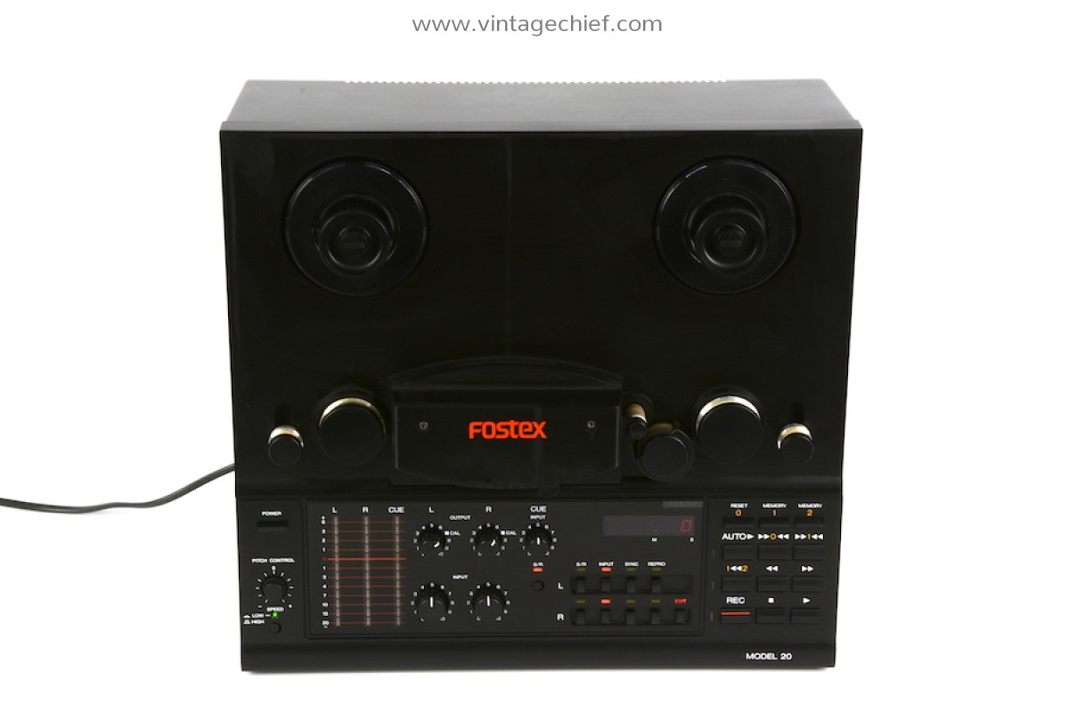 Fostex Model 20 Tape Recorder + Manual | 2 Track | 3 Head