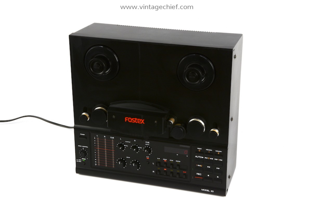 Fostex Model 20 Tape Recorder + Manual | 2 Track | 3 Head