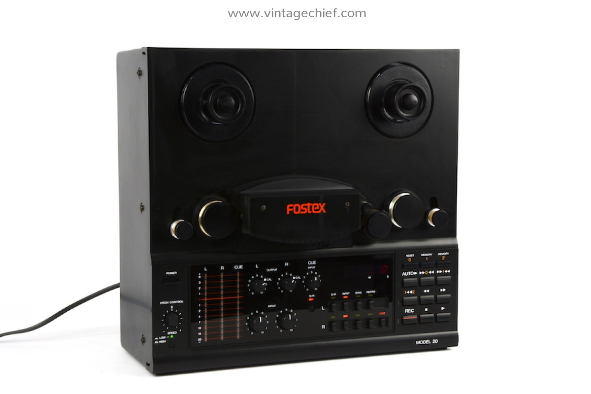 Fostex Model 20 Tape Recorder + Manual | 2 Track | 3 Head