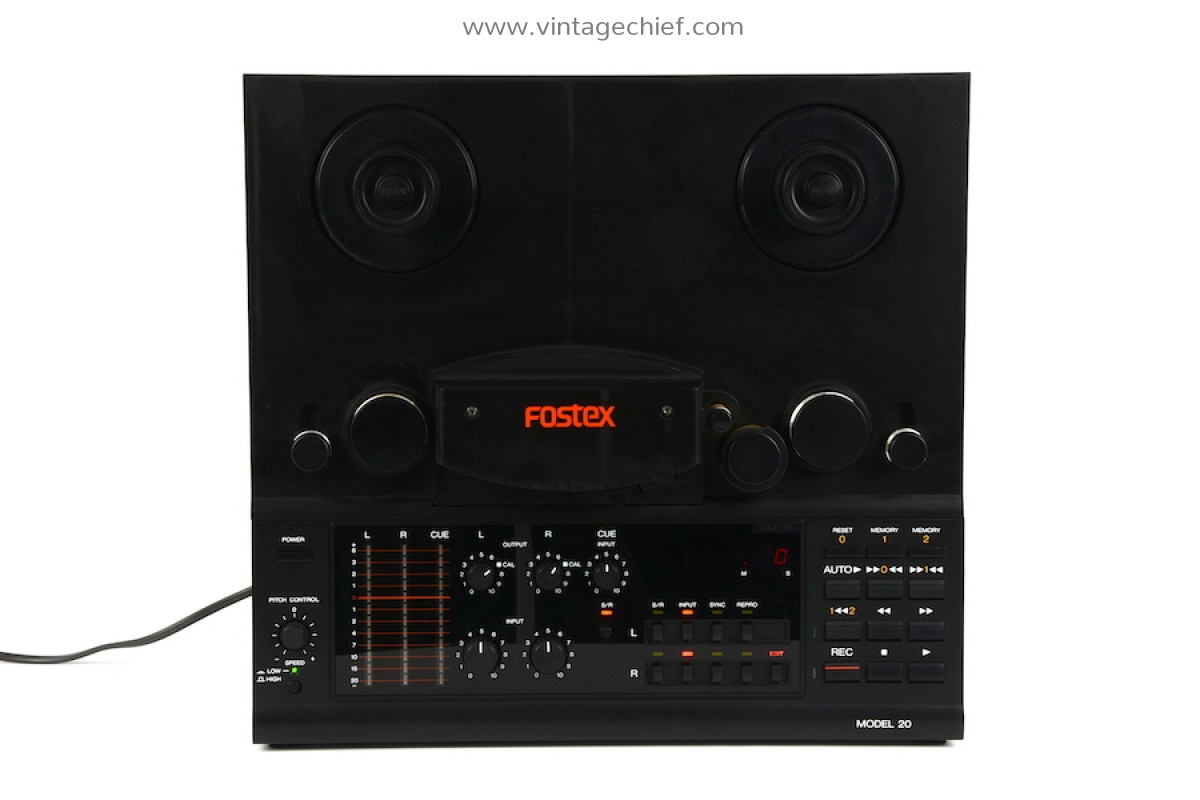 Fostex Model 20 Tape Recorder + Manual | 2 Track | 3 Head