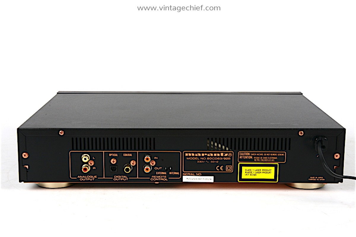 Marantz CD-63 MKII KI Signature CD Player + Remote