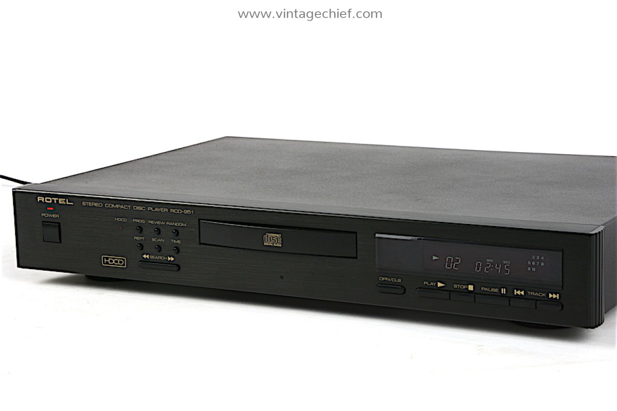 Audiophile Rotel RCD-951 CD Player + Original Box | HDCD