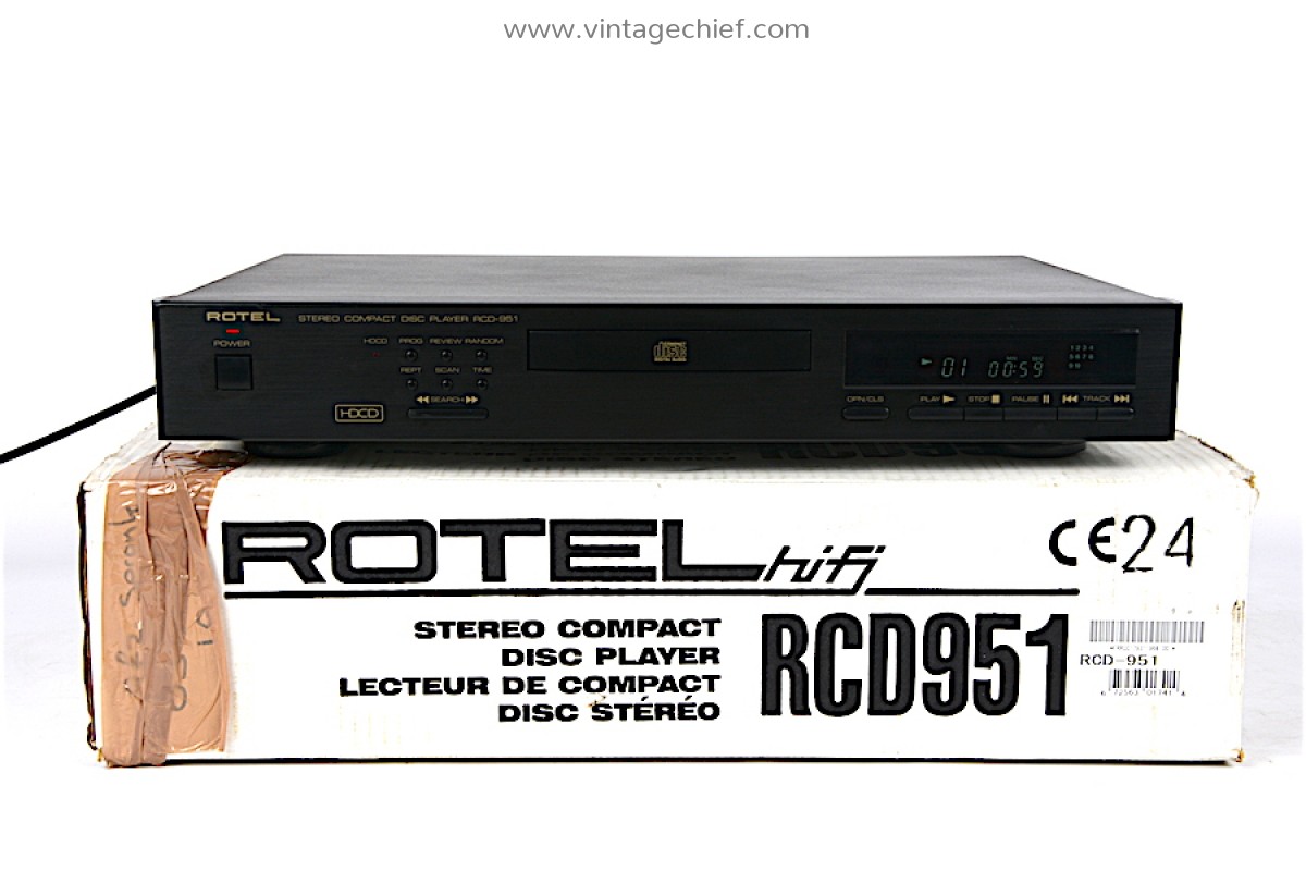 Audiophile Rotel RCD-951 CD Player + Original Box | HDCD