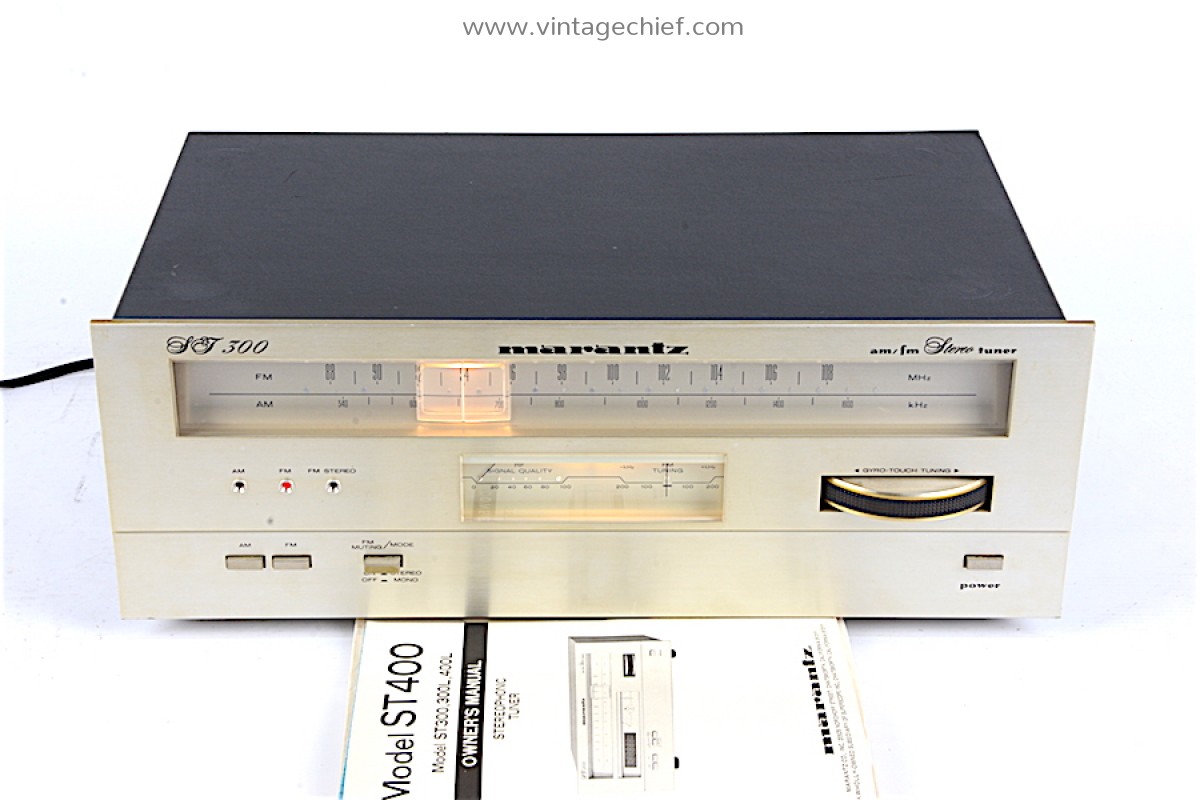 Marantz ST-300 FM AM Tuner + Manual | Vintage | Radio