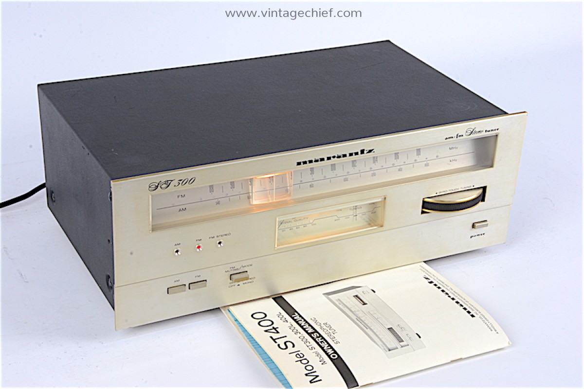 Marantz ST-300 FM AM Tuner + Manual | Vintage | Radio