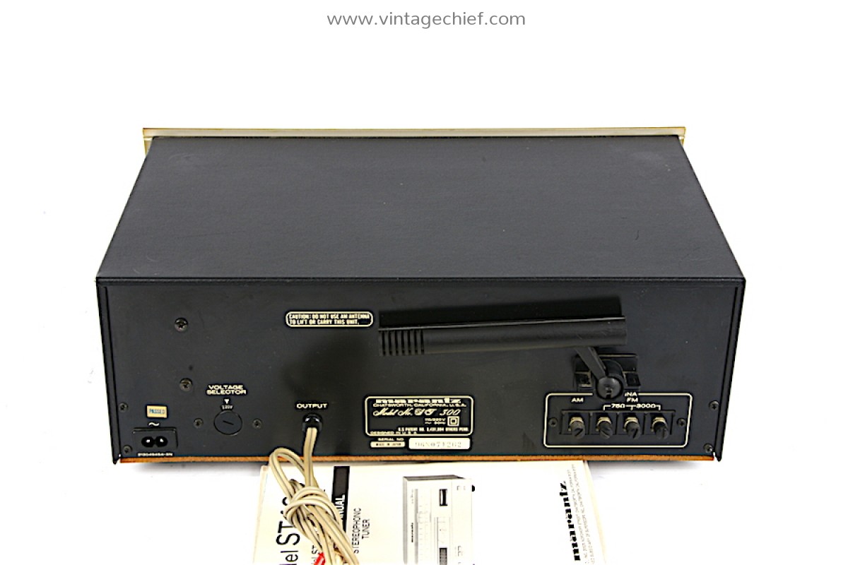 Marantz ST-300 FM AM Tuner + Manual | Vintage | Radio